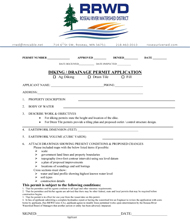 Permitting at Roseau River Watershed