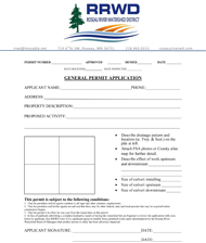 Permitting at Roseau River Watershed